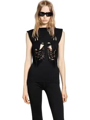 Rick Owens Concordians Tanja Top - Black