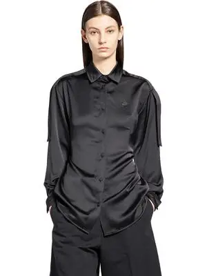 Moncler Satin Shirt - Black