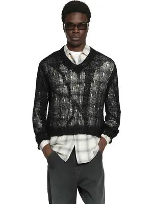 Our Legacy Slow V-neck Sweater - Black