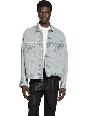 MAISON MARGIELA Taped Denim Jacket - Blue
