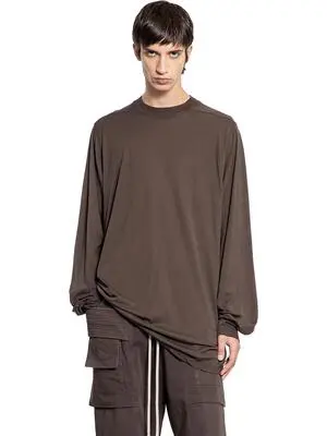 Rick Owens Concordians Jumbo Long Sleeve T - Grey