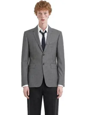 Thom Browne Super 120's Twill Classic Sports Blazer - Grey