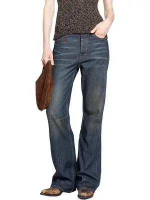Our Legacy Moto Cut Jeans - Blue