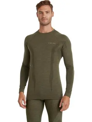 Falke Wool-tech Base Layer Long Sleeve Shirt - Green