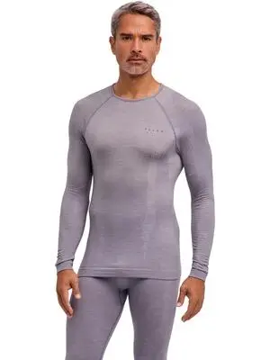 Falke Wool-tech Long Sleeve Base Layer - Grey
