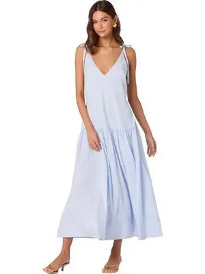 Astr The Label Maxi Dress - Blue