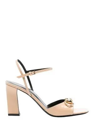Gucci Horsebit Detail Ankle Strap Sandals - Multicolor