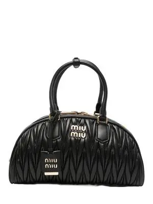 Miu Miu Matelassé Top Handle Bag - Multicolor