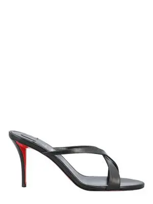 CHRISTIAN LOUBOUTIN Leather Stiletto Sandals - Multicolor