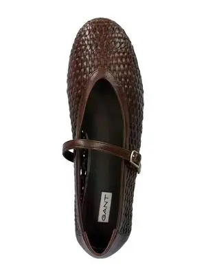 Gant Woven Ballet Flats - Brown