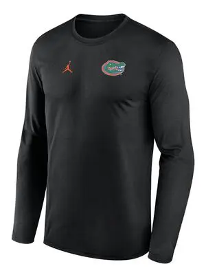 Nike Jordan Brand Florida Gators Dri-fit Long Sleeve T-shirt - Black
