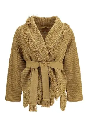 ALANUI ALANUI Island Memories Belted Cardigan