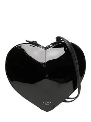 Alaïa Le Coeur Heart Crossbody Bag - Black