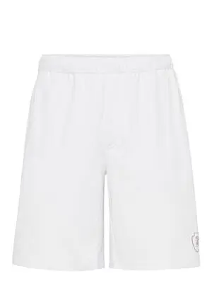Brunello Cucinelli Cotton Bermuda Shorts - Beige