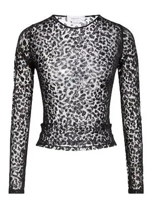 Alexander McQueen Long Sleeve Crewneck Top - Black