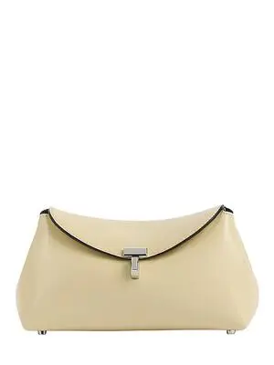 TOTEME Mini T Lock Clutch - Champagne