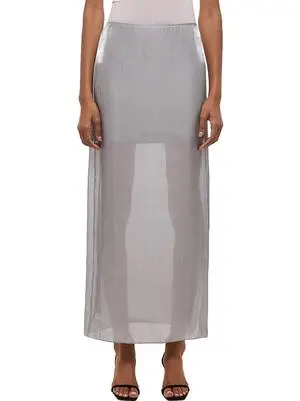 Helmut Lang Fluid Maxi Skirt - Cloud