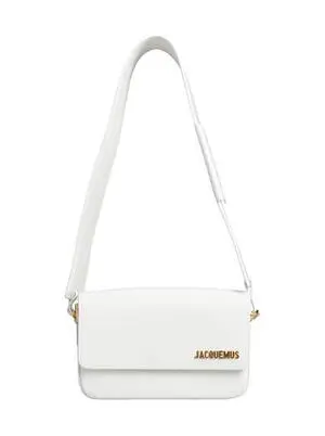 Jacquemus Soft Leather Shoulder Bag - White