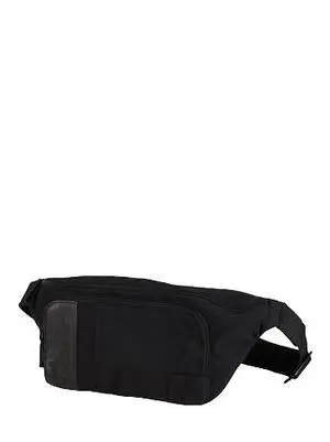 PIQUADRO PIQUADRO Black Cow Leather And Polyester Belt Bag