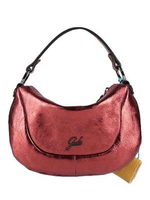 GABS GABS Metallic Calfskin Leather Hobo Bag Rust