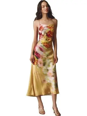 BHLDN BHLDN Slip Midi Dress In Floral Print