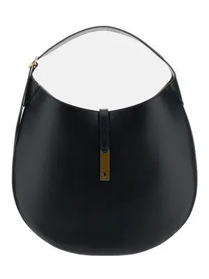 Polo Ralph Lauren Calf Leather Shoulder Bag - Black