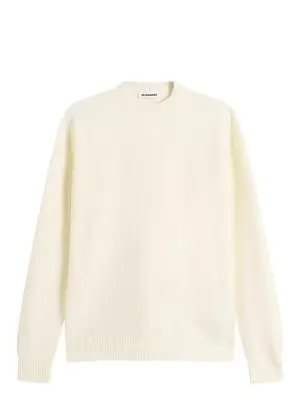 JIL SANDER Boiled Wool Jumper - Cloud