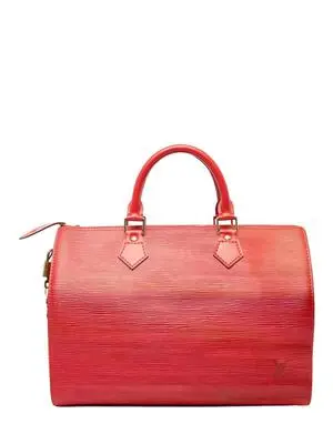 LOUIS VUITTON Epi Speedy 30 Boston Bag - Red
