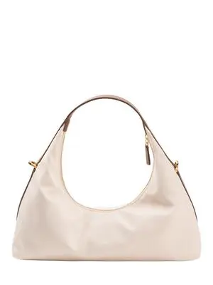 ELLEME Le Nylon Small Hobo Bag - Beige/cognac