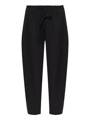 ADIDAS ORIGINALS Wide-leg Track Pants - Black