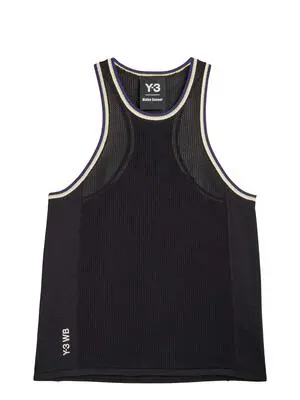 ADIDAS BY WALES BONNER Y-3 Cotton-blend Knit Tank Top - Black