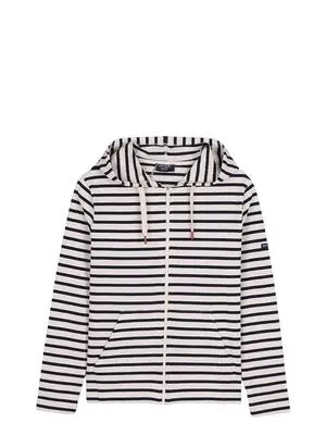 SAINT JAMES Saint James Long Sleeve Zip Up Hooded Sweatshirt