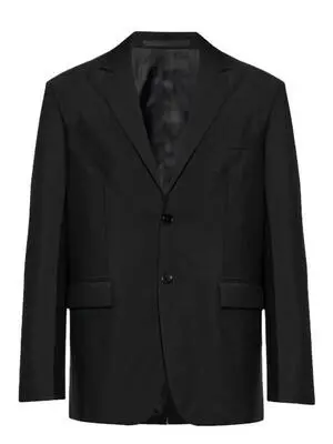 JIL SANDER Long Sleeve Blazer - Black