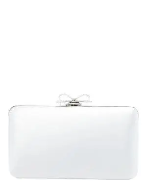 SELF-PORTRAIT Self-Portrait Bow Detail Mini Clutch Bag