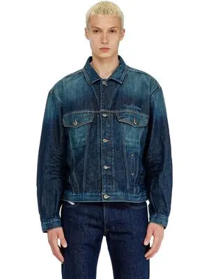 DIESEL® Diesel "Turbo" Selvedge Denim Trucker Jacket