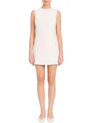 TWINSET Sleeveless Sequined Mini Dress