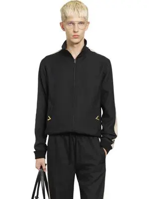 Valentino Garavani Vlogo Zip-up Sweatshirt - Black