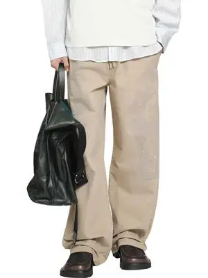Acne Studios Washed Twill Pants - Beige