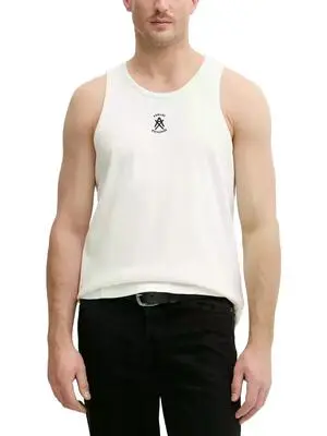 Armani Exchange Logo-detail Tank Top - Neutrals