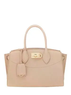 FERRAGAMO Studio Soft Bag - Neutrals