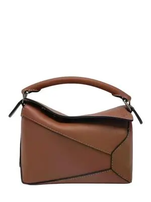 Loewe Mini Puzzle Edge Tote Bag - Brown