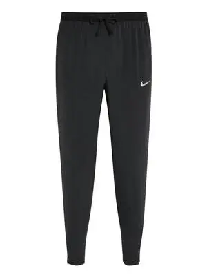 Nike Stride Logo-print Drawstring-waist Track Pants - Black