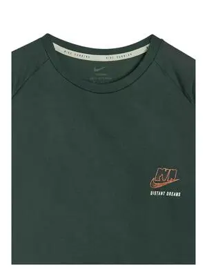 Nike Logo-print Raglan-sleeve T-shirt - Green