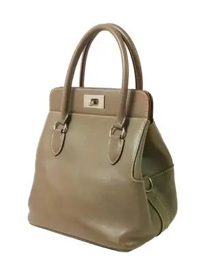 Hermès Tool Box 20 Leather Tote Bag - Brown