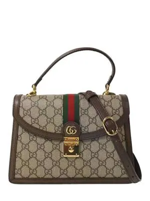 Gucci Gg Supreme Canvas Shoulder Bag - Neutrals