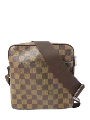 LOUIS VUITTON Damier Ebene Olaf Pm Crossbody Bag - Brown