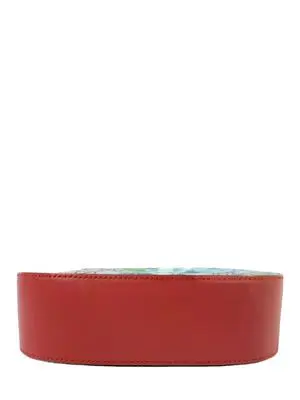 Gucci Gg Supreme Blooms Shoulder Bag - Red