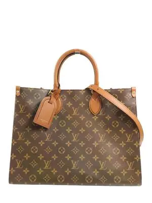 LOUIS VUITTON Monogram Onthego Tote Bag - Brown