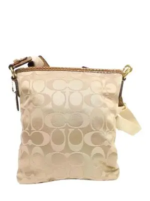 COACH VINTAGE Monogram Turn-lock Shoulder Bag - Neutrals