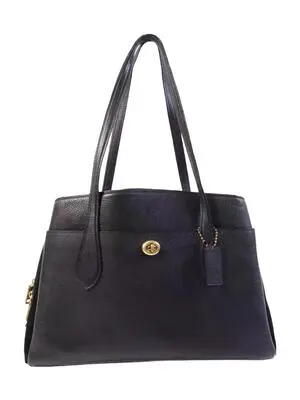 COACH VINTAGE Turn-lock Shoulder Bag - Black